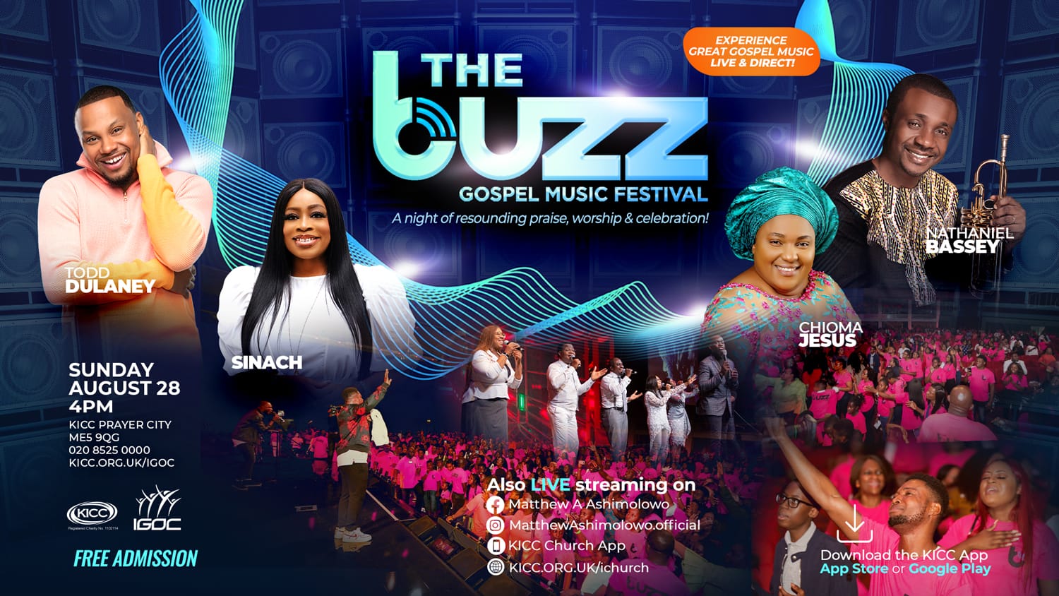 THE BUZZ GOSPEL MUSIC FESTIVAL LIVE BROADCAST 2022 - Daily Devotionals